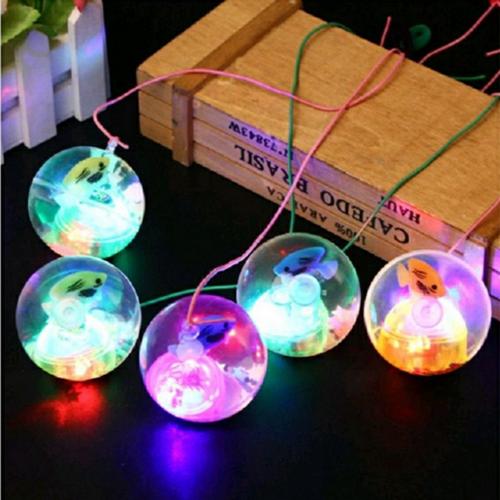 Jual Mainan Anak Bola Tali Lato Latto Bekel Karet Lampu Led Tanpa Suara ...