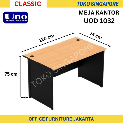 Jual MEJA KANTOR UNO UOD 1032 + LACI GANTUNG (3 LACI) - Meja UOD 1032 ...