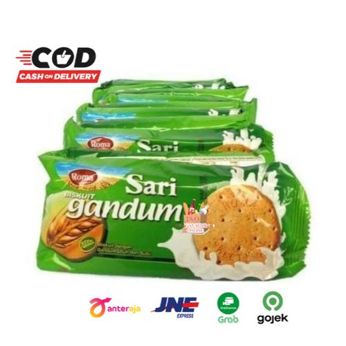 Jual Roma Biskuit Sari Gandum Sandwich 10 pcs x 39gr Snack Cemilan Anak ...