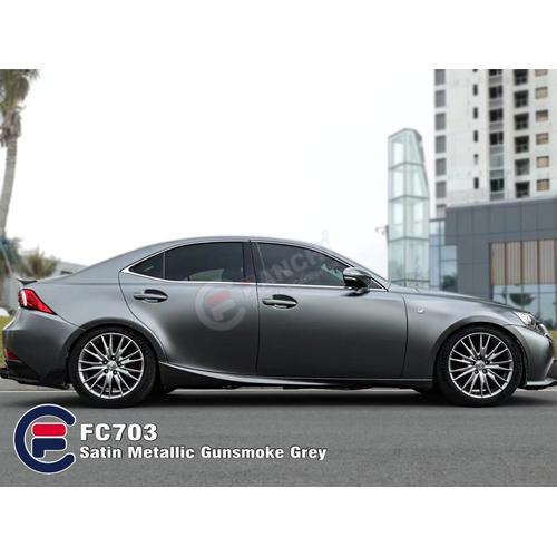 Jual FANCHI Sticker FC-703 Satin Metalic Gunsmoke Grey (ROLL) - Jakarta ...