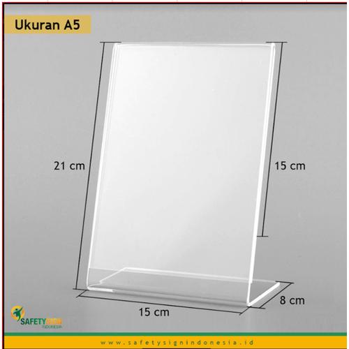 Jual RAK/TEMPAT BROSUR/TEMPAT DISPLAY BROSUR AKRILIK UKURAN A5 - Kota ...