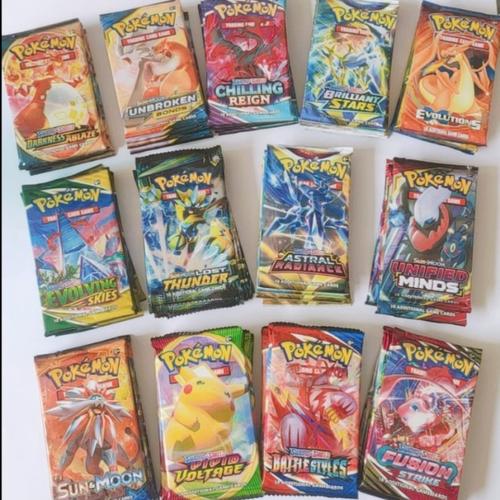 Promo 20 Series Kartu Pokemon Trading Card Booster Pack isi 10 Pcs/pack ...