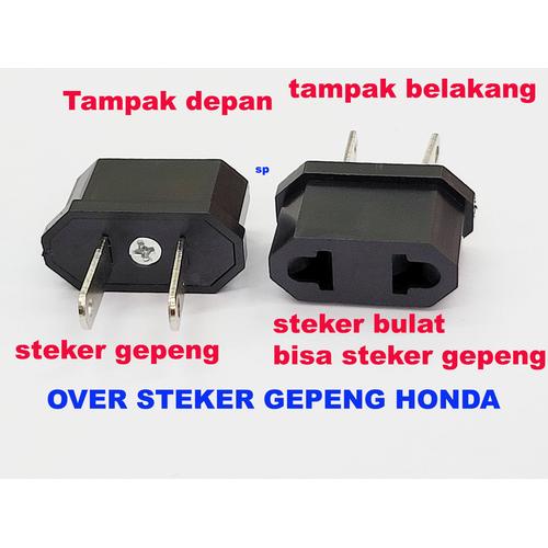 Jual over steker gepeng honda sp -Adaptor sambungan Listrik bulat ke ...