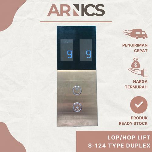 Jual Elevator LOP S124 Duplex / HOP Lift Duplex button Up/Down/Up and ...