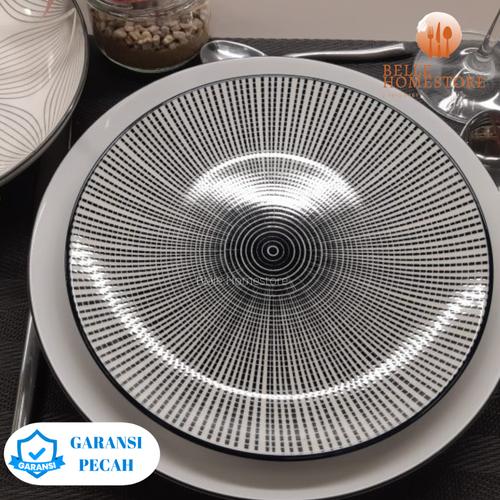 Jual PIRING MAKAN KERAMIK JEPANG ESTETIK SAIGON 28cm OVEN FOOD GRADE ...