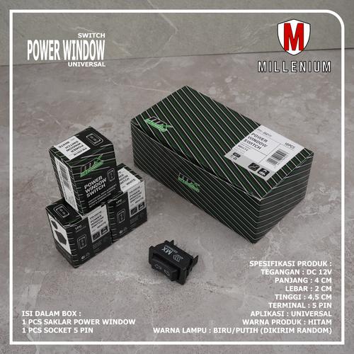 Jual Switch Power Window Mx Saklar Pintu Mobil + Lampu Indikator Universal - Jakarta Selatan ...