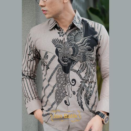 Jual BAJU BATIK PRIA KASUAL KEMEJA MODEL BARU KEMEJA BATIK LENGAN ...