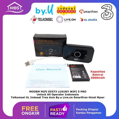 Jual Modem WIFI Mifi Luxury Pro E5573 MAX 3000mAh 4G Unlock All ...