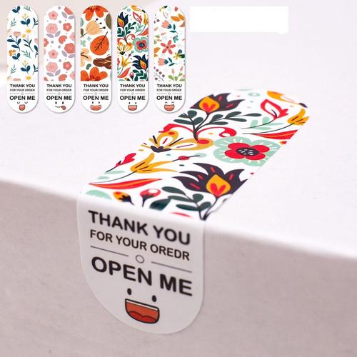 Jual SOM01 10 pcs/Lembar Stiker Label Open Me Thank You For Your Order ...