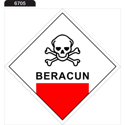 Jual Stiker Simbol Limbah B3 15x15cm - KODE 6705, 25x25 cm - Kota ...