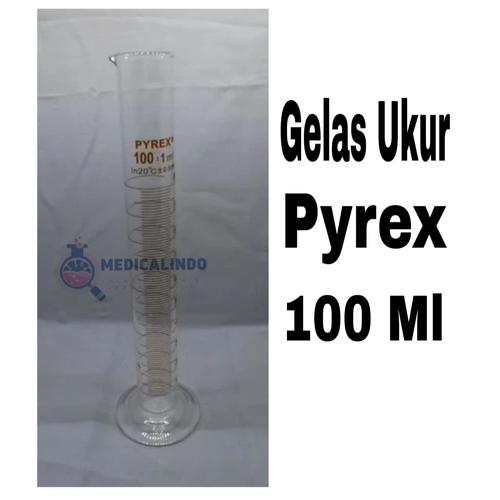 Jual Gelas Ukur Kaca Pyrex RRC 100Ml / Measuring Cylinder 100 Ml ...