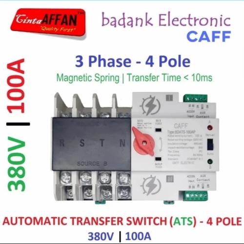 Jual ATS 3 Phase 100A 4P 380V Automatic Transfer Switch Solar Cell ...