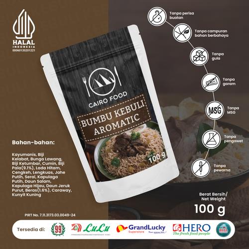 Jual Bumbu Nasi Kebuli Cairo Food - 100 gram - Jakarta Pusat - Cairo ...
