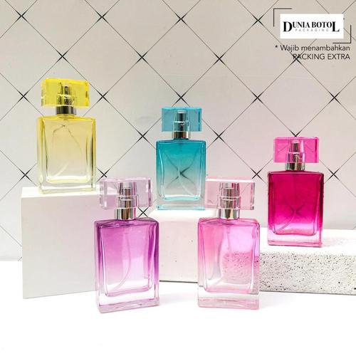 Jual 30ml Botol Parfum Kotak Warna Gradasi Botol Kaca Perfume Isi Ulang ...