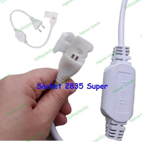 Jual Socket Colokan Lampu LED Strip 2835 Socket Connector Konektor 2835 ...