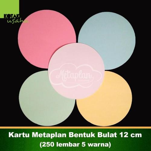 Jual Kartu Metaplan Bentuk Bulat 12 Cm (250 Lembar 5 Warna) - Jakarta ...
