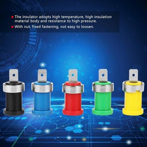 Jual Terminal Socket Banana 4mm Untuk Panel Safety Binding Post Test ...