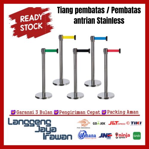 Jual Tiang antrian / Tiang pembatas / Pembatas antrian Stainless ...