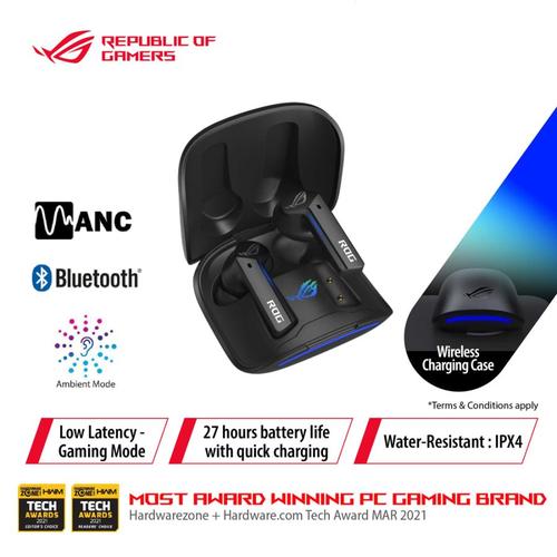 Jual ASUS ROG CETRA TRUE WIRELESS - GAMING EARPHONE - Putih - Jakarta ...
