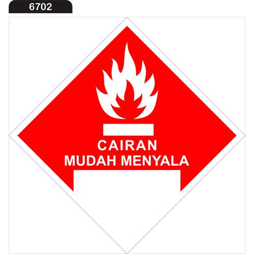 Jual Stiker Simbol Limbah B3 15x15cm - KODE 6702, 15x15 cm - Kota ...