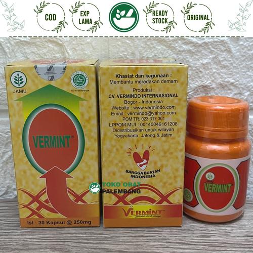 Jual VERMINT 30 KAPSUL KAPSUL CACING DEMAM TYPUS - Kota Bandung - Toko ...