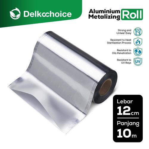 Jual KEMASAN ALUMUNIUM METALIZING ROLL 12x1000 DELKOCHOICE - Jakarta ...