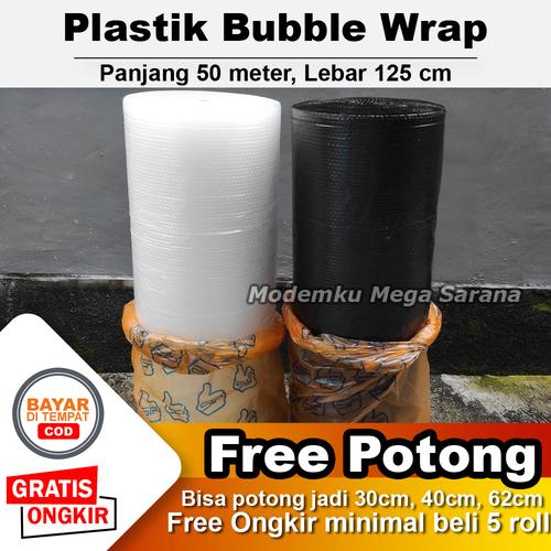Jual Plastik Bubble Wrap Eco SIP 1 roll 50 meter - Lebar 125 cm - Putih, Utuh 125cm - Kab ...