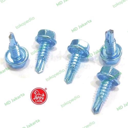 Jual Skrup Baja Ringan SDS 10x19 Roofing Baja Ringan 10 x 19 Baut Roofing - BOX - Jakarta Barat ...