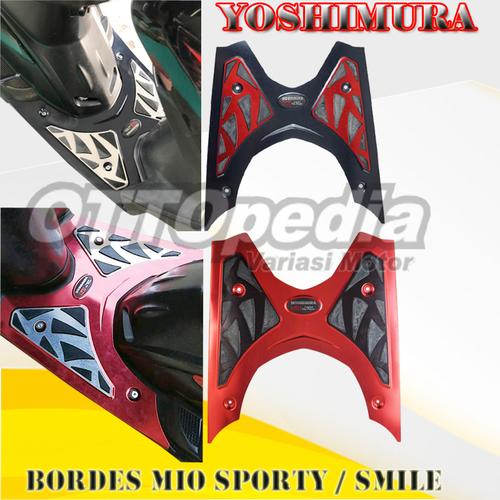 Jual Bordes Pijakan Kaki Foot Panel Stainless Yoshimura Mio Smile Lama ...