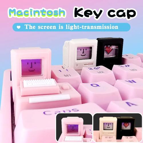 Jual Keycap Keycaps Classic Retro Mac Macintosh style Artisan ESC TAB ...