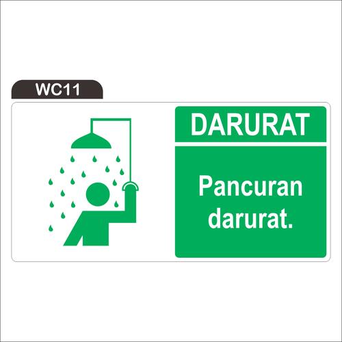Jual RAMBU PANCURAN DARURAT - L : 60x30, Sticker Only - Kota Cimahi ...