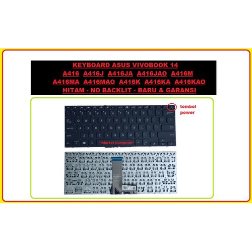 Jual Keyboard Laptop Asus VivoBook 14 A416 A416J A416JA A416JAO A416M ...