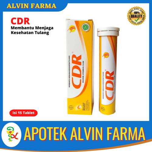 Jual CDR Tablet Kesehatan Tulang CDR Effervescent Vitamin Kalsium - isi ...