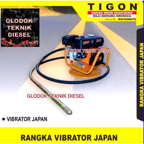 Jual Mesin Vibrator Tigon + Engine Matsumoto 7 hp + Rangka + Selang 6 ...