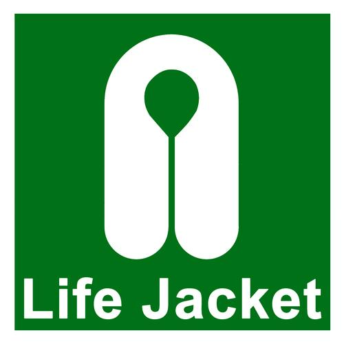 Jual STICKER SAFETY SIGN IMO PERKAPALAN LIFE JACKET 15X15 / STIKER ...