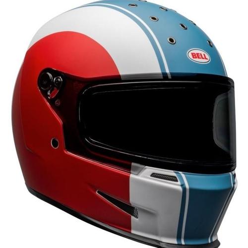Jual Bell Eliminator Slayer White Red Blue | Helm Motor Full Face Biker ...