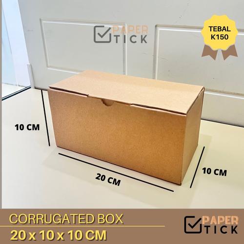 Jual T 20x10x10 CM Dus Corrugated Box Packaging Kemasan Box Kue DC ...