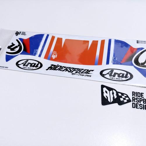 Jual STICKER DECAL SPOILER ARAI DF-X2 NAKANO RED - M - Kab. Bandung ...