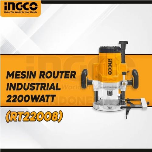 Jual Electric Wood Router (1/2" 0-60mm) INGCO RT22008 - Mesin Profil ...
