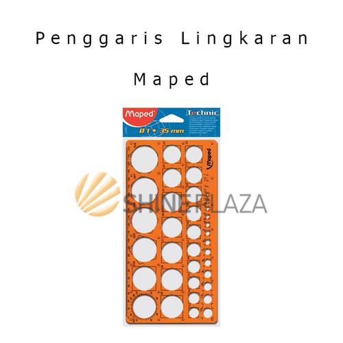 Jual Mal Cetakan Lingkaran Maped - Penggaris Teknik Circle Template ...