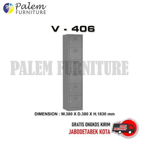 Jual Locker 6 Laci Besi Kunci 406 Lemari Besi 6 Pintu Serbaguna ...