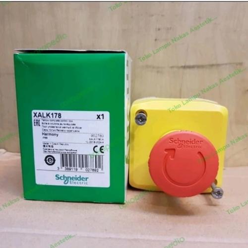 Jual Panel Kendali Emergency Stop Schneider XALK178 - 1 NO 1 NC ...