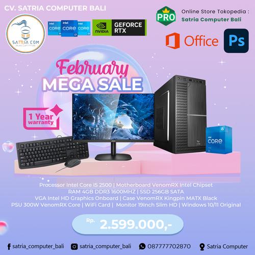 Jual KOMPUTER / PC FULLSET INTEL CORE I5 SIAP PAKAI OFFICE / ADMIN ...
