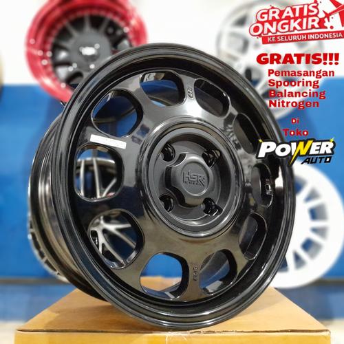 Jual VELG RACING HSR R16 HOLE 4X100 UNTUK MOBIL COROLA YARIS HSR KLG GB ...