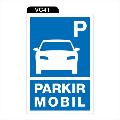 Jual RAMBU PARKIR MOBIL DAN BUS 40x60 CM - KODE VG41, Plat+Asahi - Kota ...