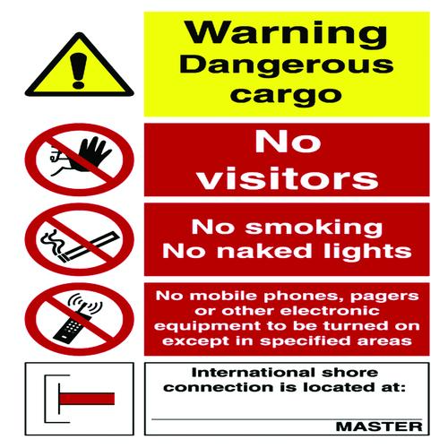 Jual STICKER SAFETY SIGN IMO PERKAPALAN WARNING DANGEROUS CARGO 15X15 ...