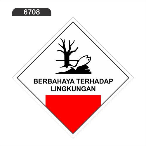 Jual STIKER LABEL LIMBAH B3 10X10 CM - KODE 6708, 14x14 cm - Kota ...