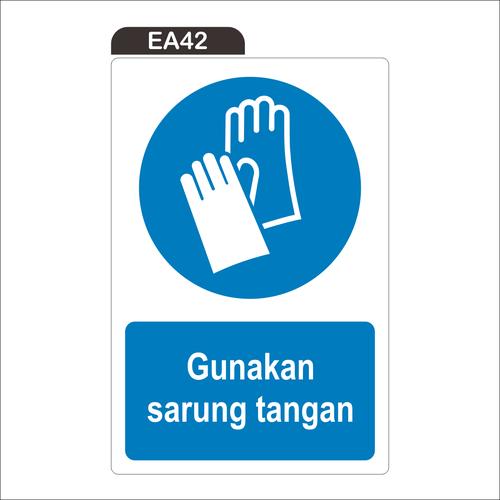 Jual RAMBU GUNAKAN SARUNG TANGAN - L : 40x60 cm, Plat+Asahi - Kota ...