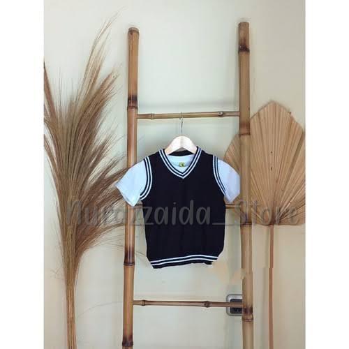 Jual Rompi rajut Anak anak Sekolah Rompi Vest model terbaru - Merah ...