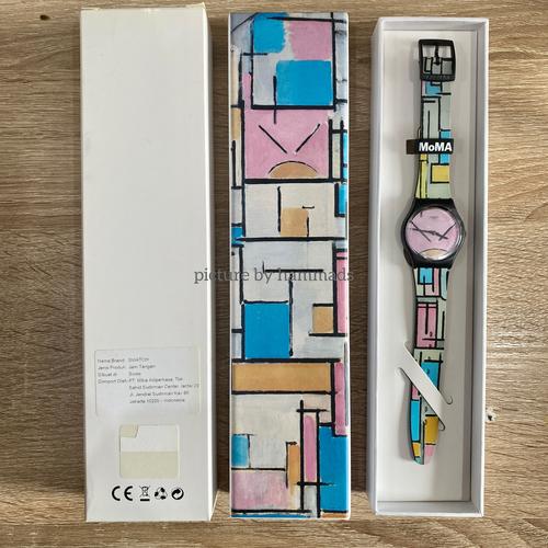 Jual SWATCH x MOMA COMPOSITION IN OVAL WITH COLOR PLANES 1 BY PIET ...